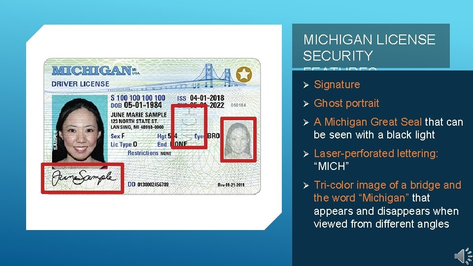 Checking Identification Individuals under 21 years of age