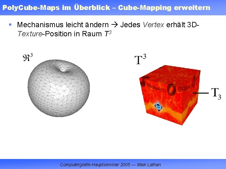 Poly CubeMaps Maik Lathan Marco Tarini Kai Hormann