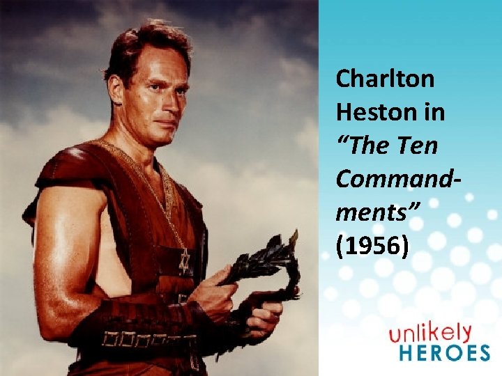 Moses Charlton Heston in The Ten Commandments 1956