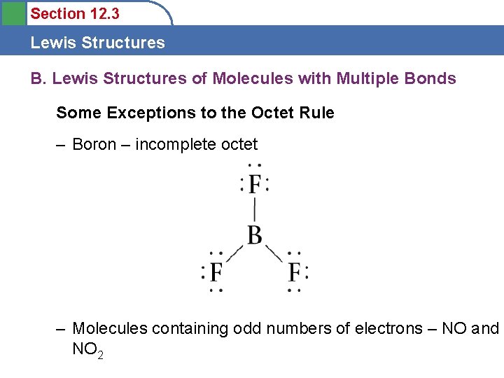 Section 12 3 Lewis Structures Objectives 1 To