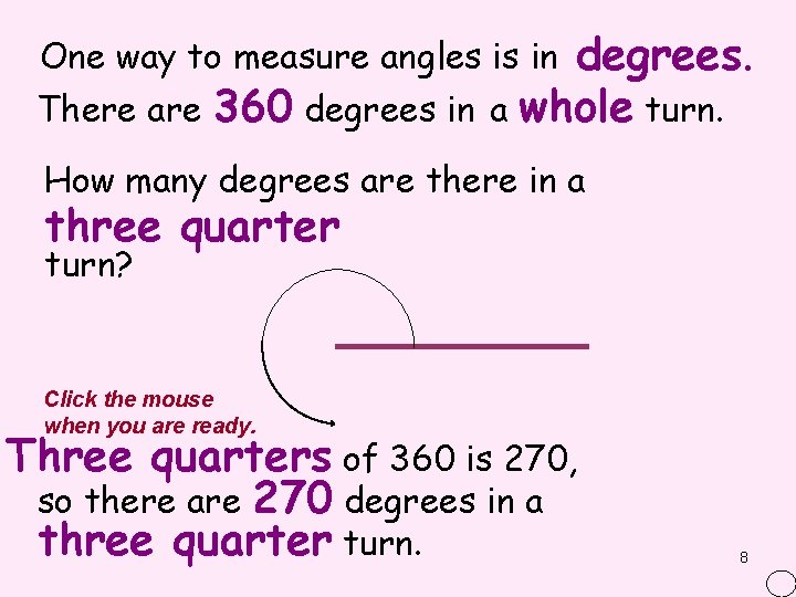 Teaching Mathematics Visually and Actively Degrees 1 Tandi