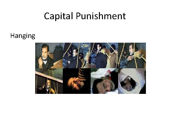 Capital Punishment An International Perspective Capital Punishment Defined