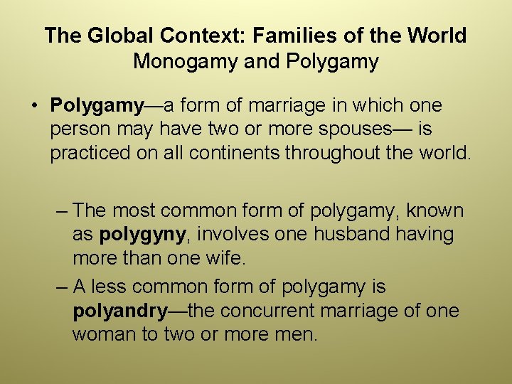 Chapter 5 Family Problems Official Definition The U