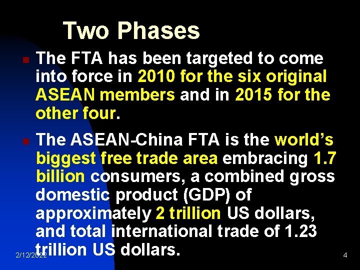 ASEANChina FTA Prof Philip Yang National Taiwan University