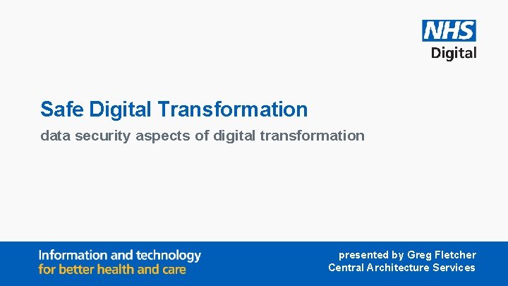 Safe Digital Transformation data security aspects of digital