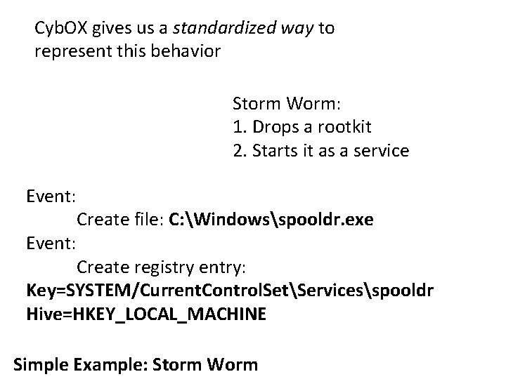 A very Brief Introduction to the Cyber Observables