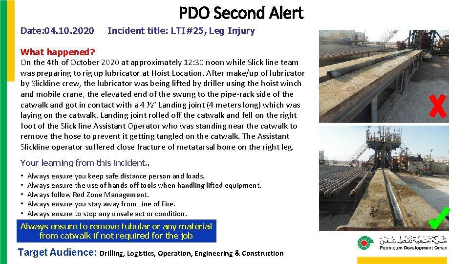 PDO Second Alert Date 04 10 2020 Incident