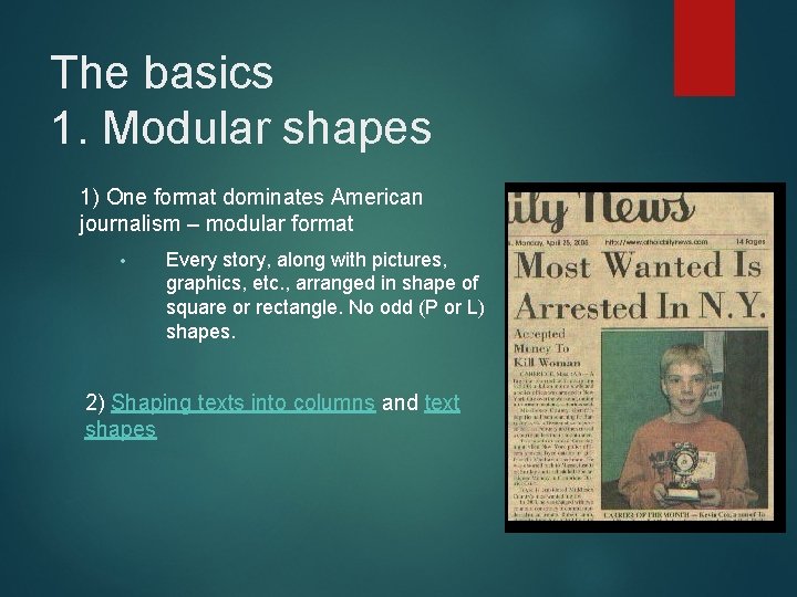 Basics of Page Design for Print Page designers