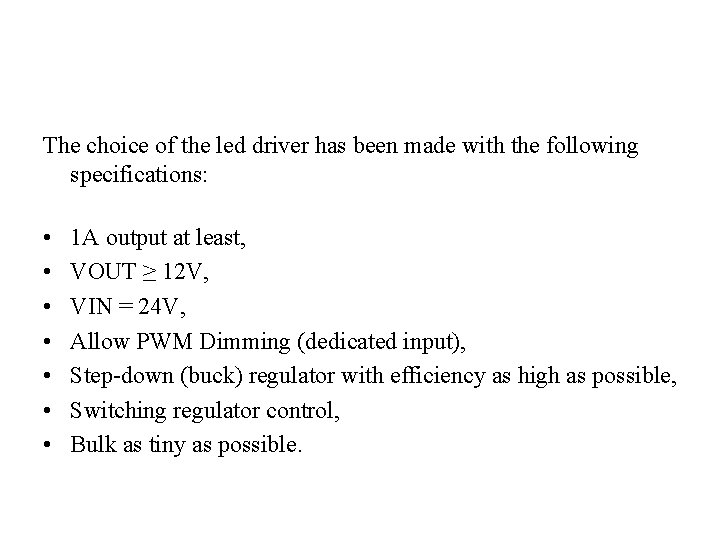 LED Bulb System LEDs Design Concepts Concept 1