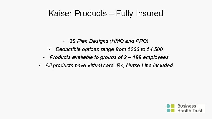 What is BHT We provide big company benefits