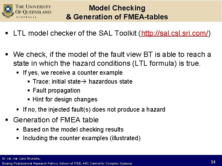 An Automated Failure Mode and Effect Analysis based