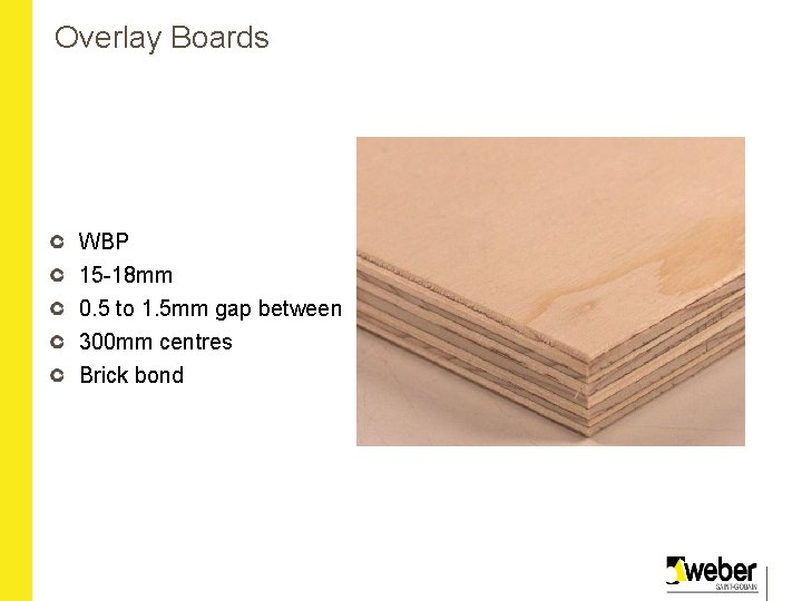 Substrate Identification Floors Principal Substrates T G floorboards