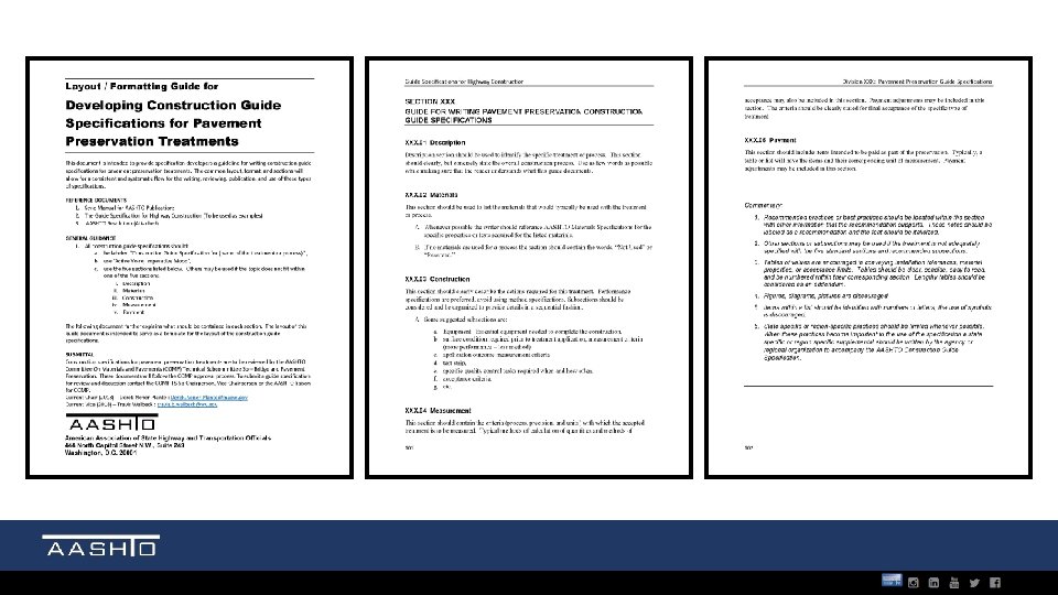 AASHTO COMP TS 5 b Construction Guide Specification