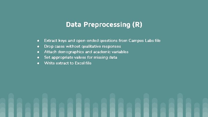 Analyzing Qualitative Survey Data Institutional Assessment and Research