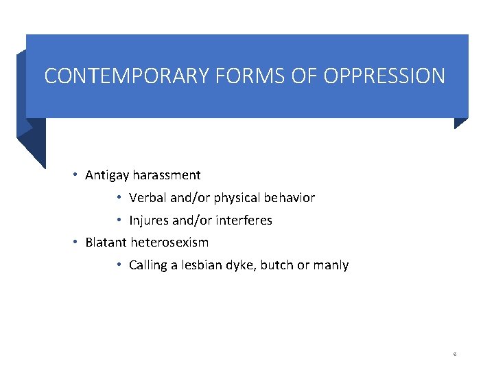 Negative Effects of Bias Stereotyping and Microaggressions INTRODUCTION