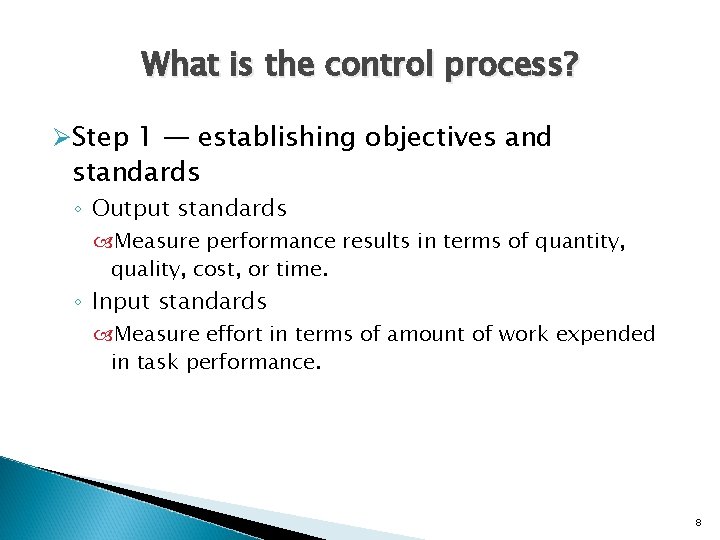 Planning and Control Planning and Control 2 Formal