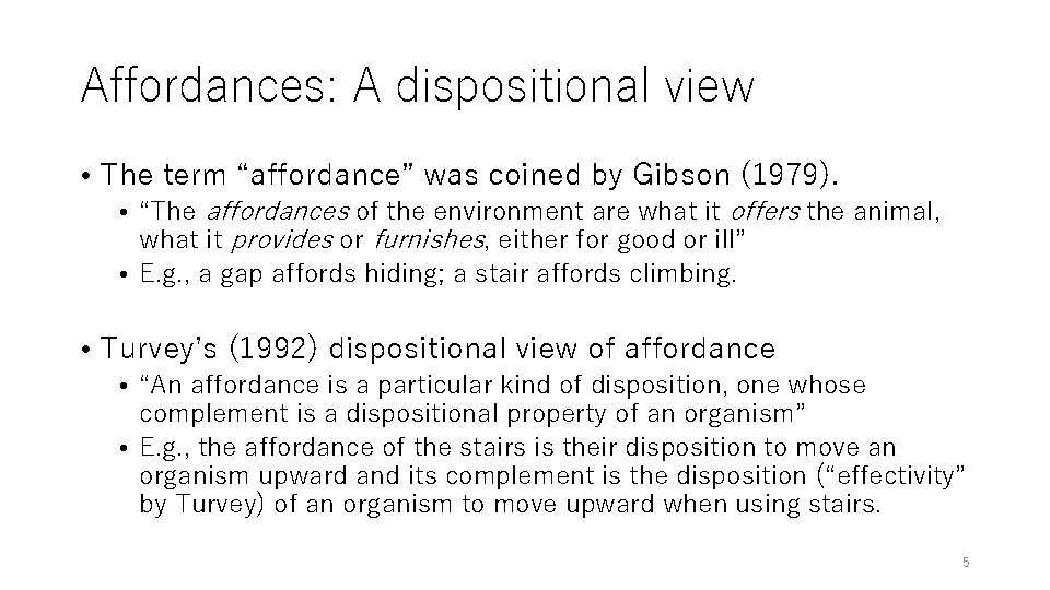 Linking Image Schemas with Affordances An Ontological Approach
