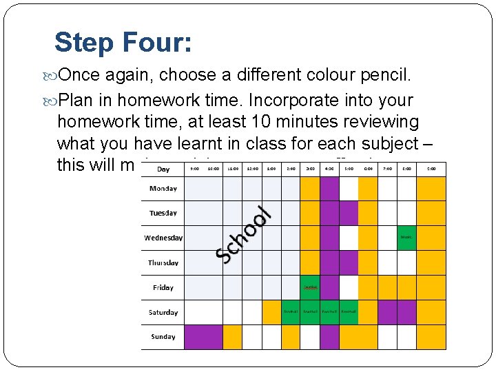 How to write an effective revision timetable What