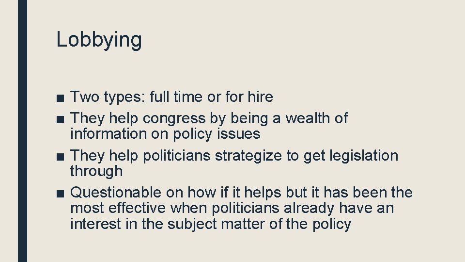 INTEREST GROUPS Chapter 11 Interest Group Introduction Interest