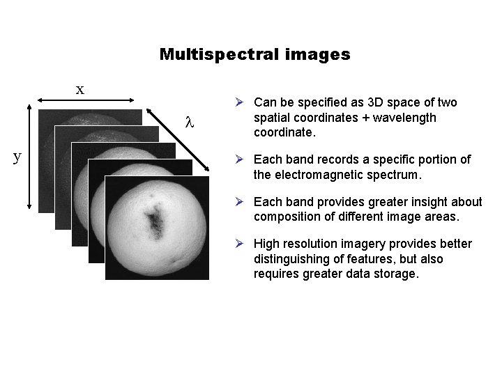 Unsupervised band selection for multispectral images using information