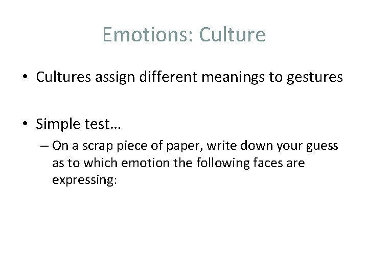 Emotion Stress and Health Chapter 11 Emotion Emotions
