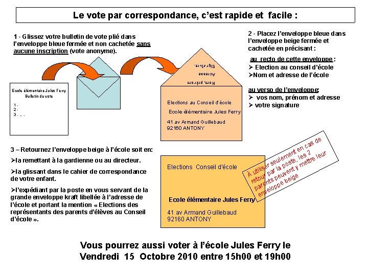 Vote Par Correspondance La Poste