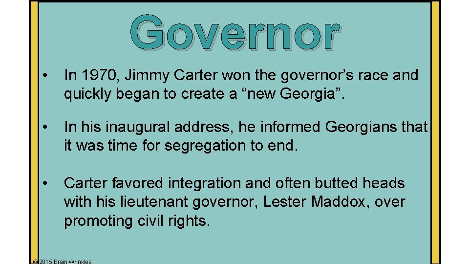 SS 8 H 12 b Jimmy Carter Senator