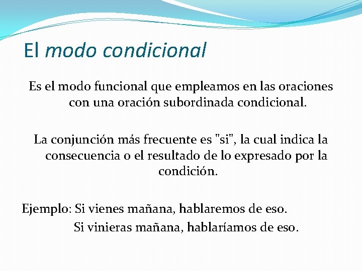 Los tiempos verbales en espaol Verbos regulares I