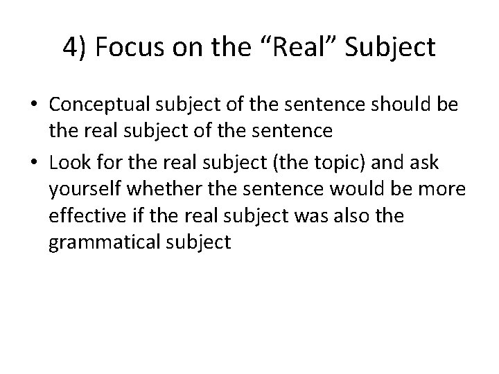 Chapter 10 Writing Effective Sentences Structuring Effective Sentences