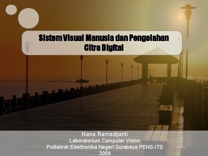 Sistem Visual Manusia dan Pengolahan Citra Digital Nana