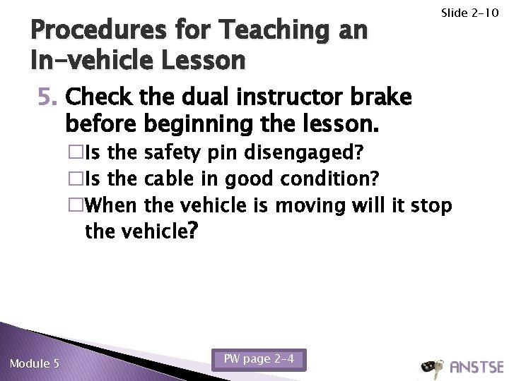 Module 2 Managing the Mobile Classroom Slide 2