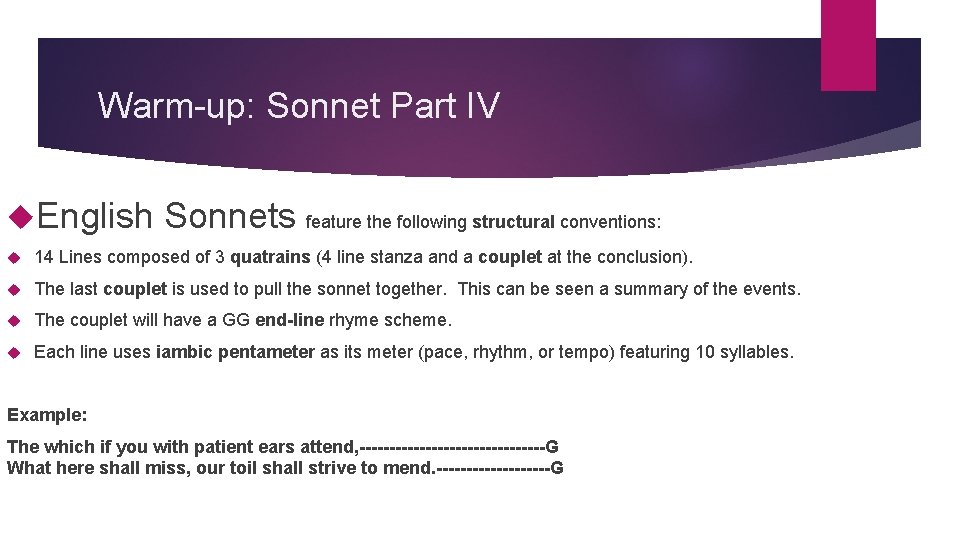 Day 45 Shakespearean and Elizabethan background Sonnet study
