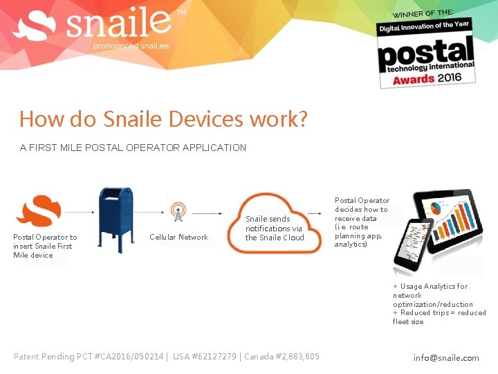 Winner We make first last mile boxes smart