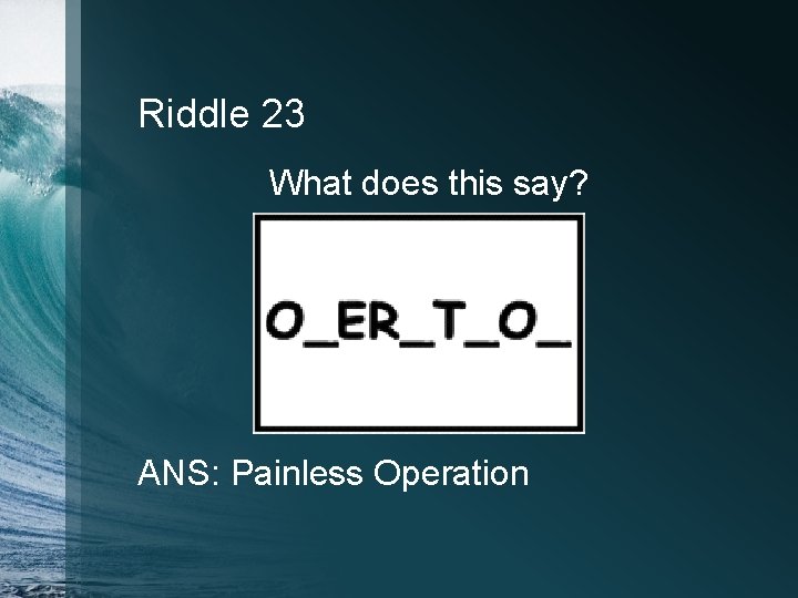 Rebus Puzzles Rebus puzzles A REBUS is a