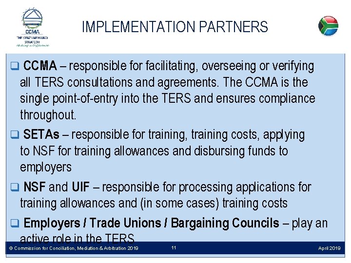 THE TEMPORARY EMPLOYEE EMPLOYER RELIEF SCHEME TERS ADVANCING