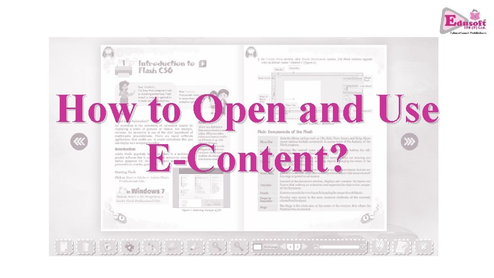 How to Open and Use EContent EContent Features