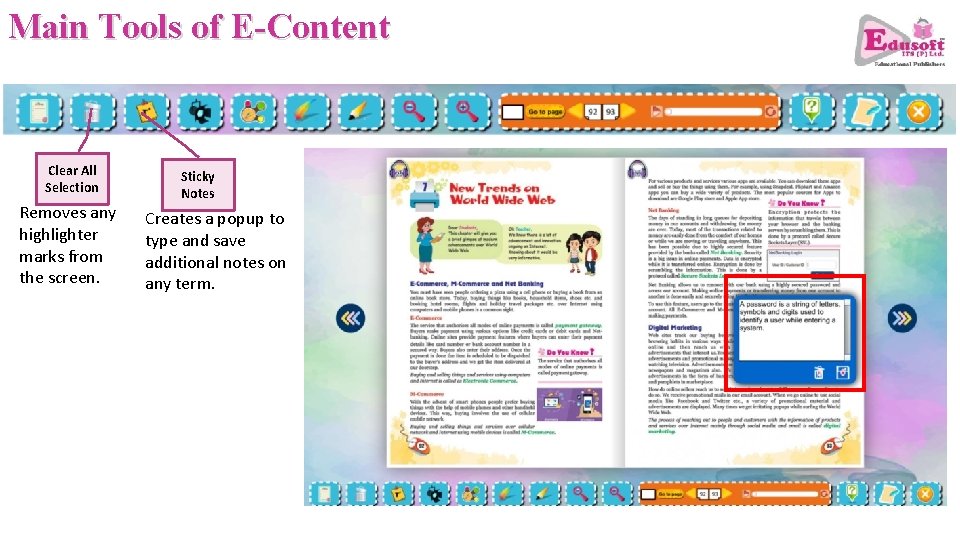 How to Open and Use EContent EContent Features