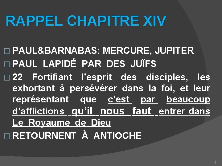 TEMPS DE RECUEILLEMENT 1 ASSEMBLES POUR CHRIST ACTIONS