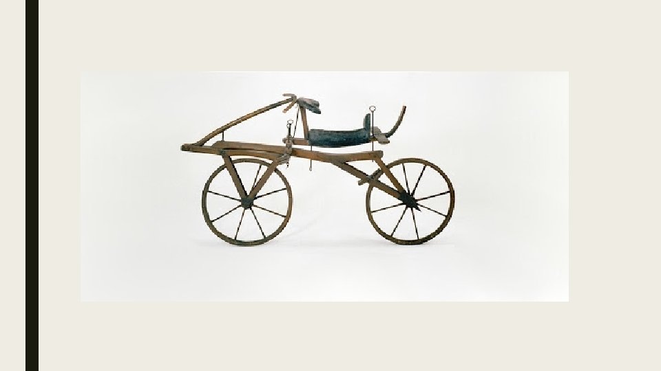HISTORIA ROWERW 1800 1830 Wynalezienie pierwszego roweru Niewiele