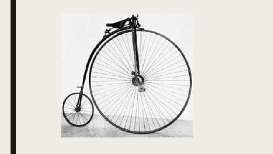 HISTORIA ROWERW 1800 1830 Wynalezienie pierwszego roweru Niewiele
