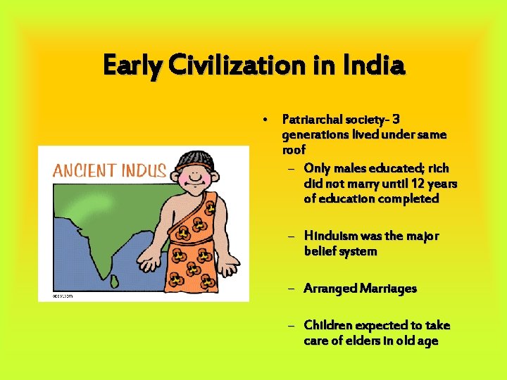 Early Civilization in India Began in the INDUS