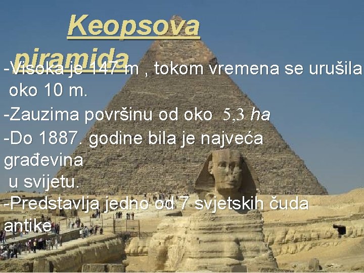 Piramida istorija piramide Upoznajmo piramidu O piramidi Piramida