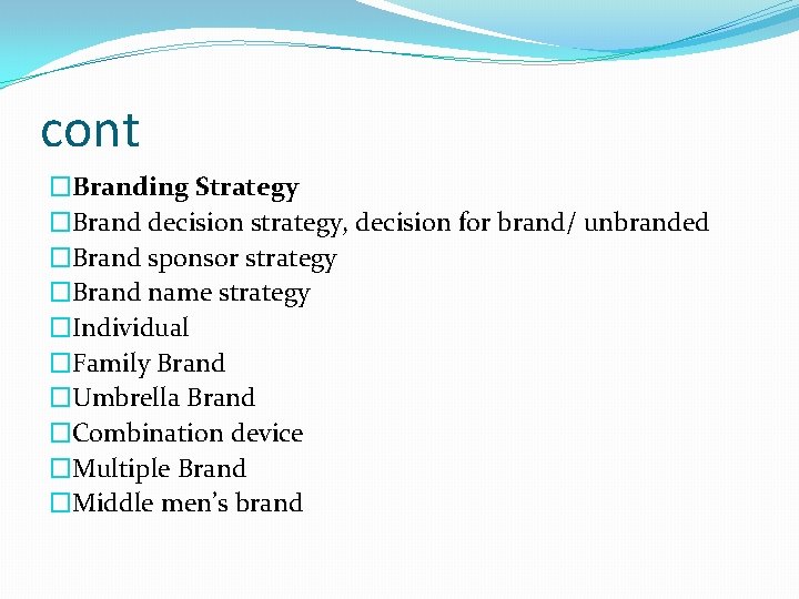 BRANDING Prof Mohd Ashraf Ali Meaning A brand