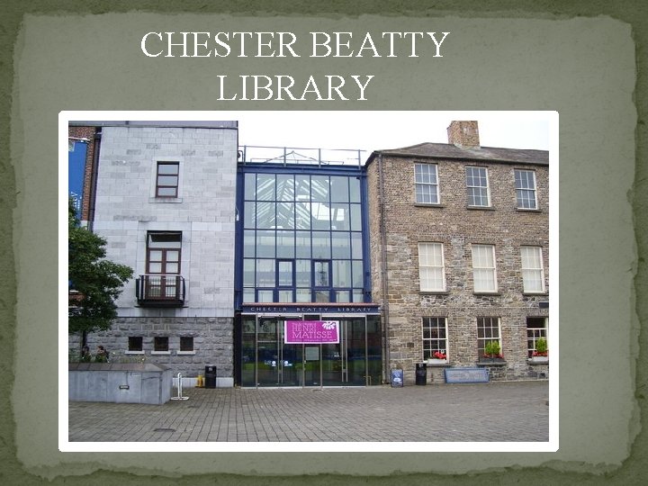 DUBLIN CASTLE the record Tower Inside the tower