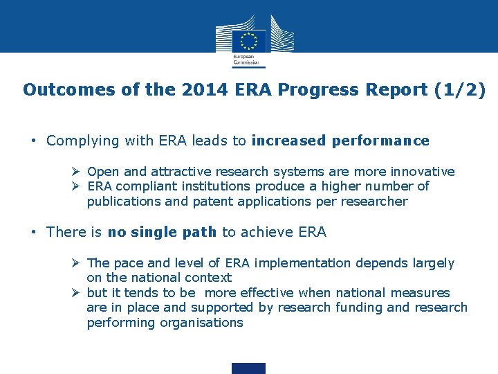 Why does ERA Need to Flourish 2014 Objectives