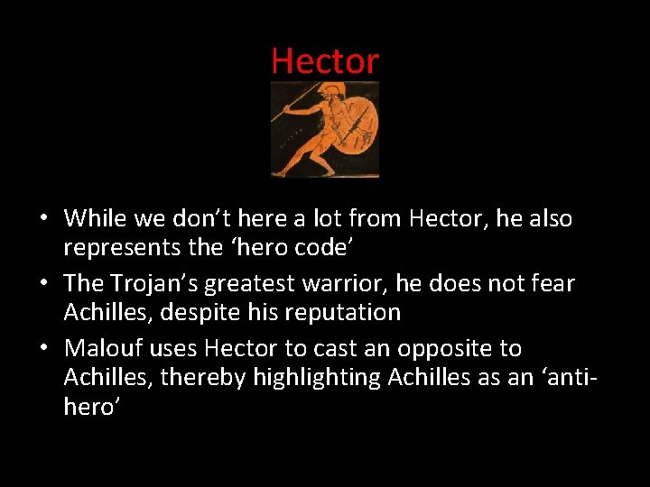 THEMATIC ANALYSIS Heroism UNIT 3 AOS 1 LEARNING
