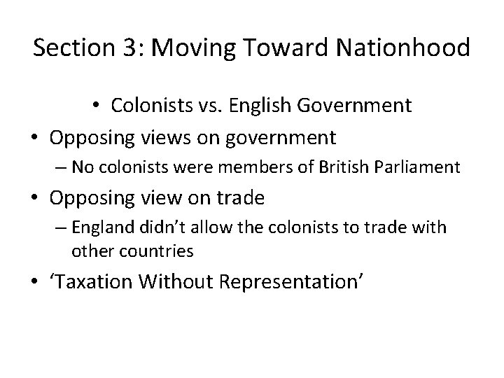 Review How did America begin Chapter 4 Americas