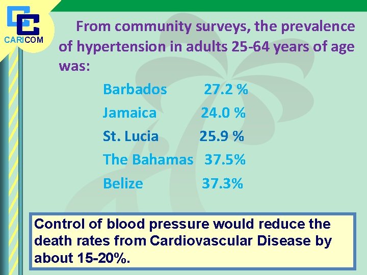 The Chronic Disease problem in the Caribbean civil