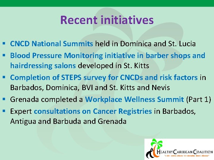 The Chronic Disease problem in the Caribbean civil