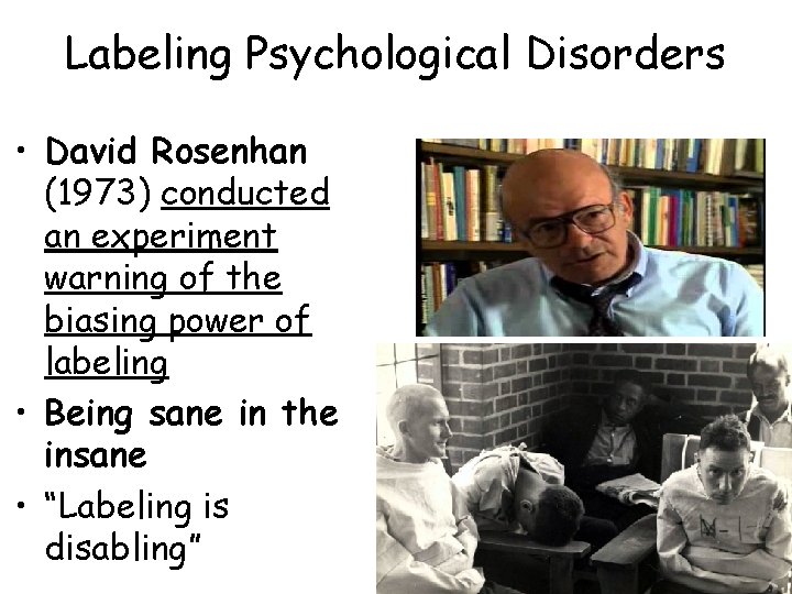Psychological Disorders Syndrome marked by a clinically significant